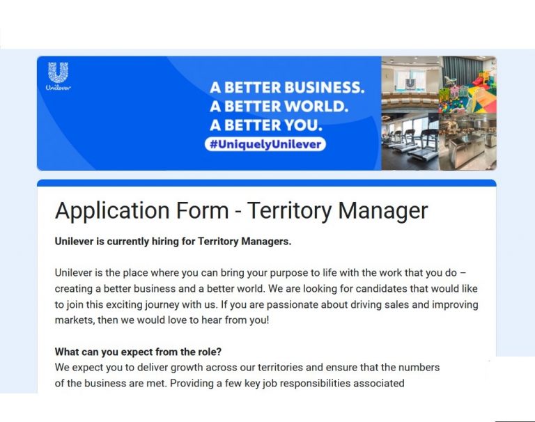Unilever Bangladesh Territory Manager Job Circular 2023 - Jobs Test bd